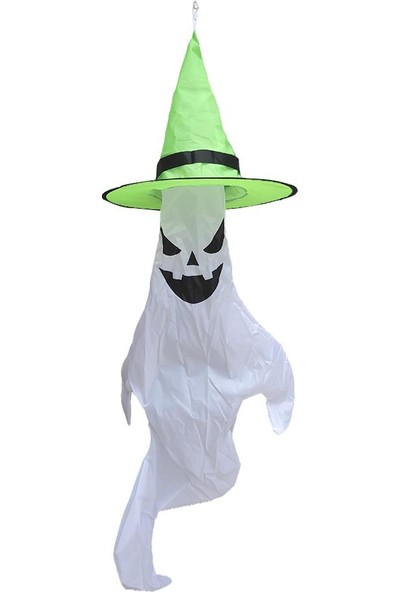 Ashley 43 Inç Hayalet Windsock Cadılar Bayramı LED Ev Dekor Hayalet Yüz Windsocks Flag (Yurt Dışından)