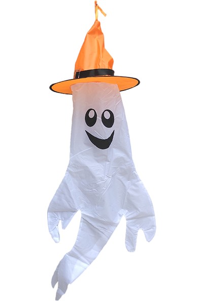 Ashley 43 Inç Hayalet Windsock Cadılar Bayramı LED Ev Dekor Hayalet Yüz Windsocks Flag (Yurt Dışından)