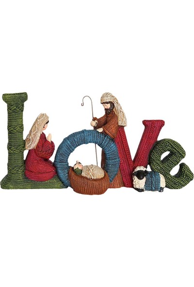 Ashley Modern Doğuş Süs Seti Zarif Profil Reçine Noel Dekorasyon Aşk Yeşil (Yurt Dışından)