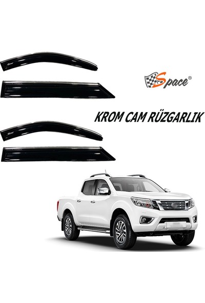 Angeloflife Krom Cam Rüzgarlığı Nissan Için Navara Pickup 2017-2021 / CARU404 Angeloflife Krom Cam Rüzgarlığı Nissan Için Navara Pickup 2017-2021 / CARU404