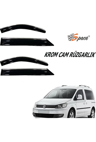 Angeloflife Krom Cam Rüzgarlığı 1.2mm Volkswagen Için Caddy 2006-2012 2'li / CARU460 Angeloflife Krom Cam Rüzgarlığı 1.2mm Volkswagen Için Caddy 2006-2012 2'li / CARU460