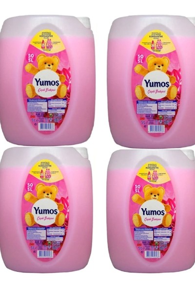 Yumoş 4'lü Çiçek Bahçesi Yumuşatıcı 5lt Yumoş 4'lü Çiçek Bahçesi Yumuşatıcı 5lt