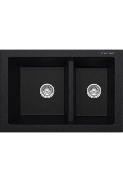 Tetragon 2b 65 Granit Eviye (Metallıc Black) Tetragon 2b 65 Granit Eviye (Metallıc Black)