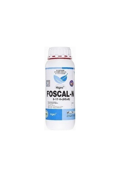 Foscal-N Çiçeklendirci Kalsiyumlu Yaprak ve Damlama Gübresi