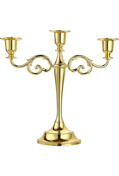 Beverly 3'lü Şamdan (Yurt Dışından)