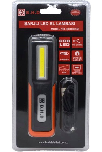 Bhd Şarjlı Mıknatıslı Kamp Feneri Lambası Cob LED Işıldak (BHD00356) Bhd Şarjlı Mıknatıslı Kamp Feneri Lambası Cob LED Işıldak (BHD00356)