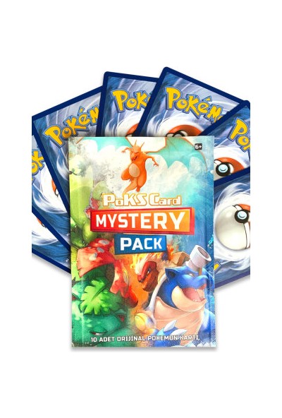 PoKSCard Pokemon Mystery Kart Paketi
