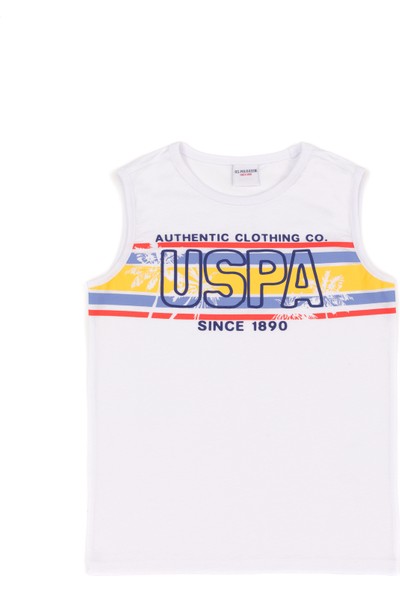 U.S. Polo Assn. Erkek Çocuk Beyaz T Shirt 50248449-VR013