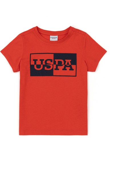 U.S. Polo Assn. Erkek Çocuk Rısk Red T Shirt Basic