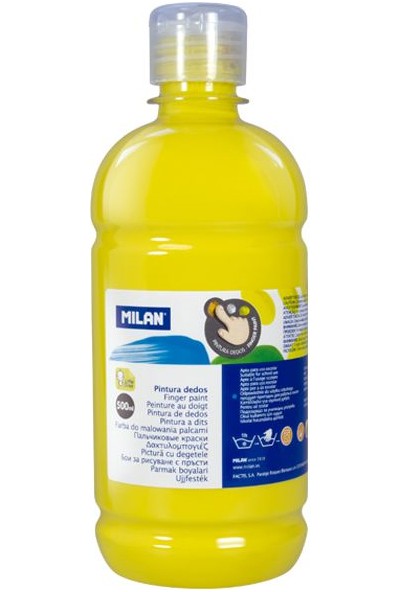 Milan 31620 Parmak Boya Sarı 500 ml Şişe Milan 31620 Parmak Boya Sarı 500 ml Şişe