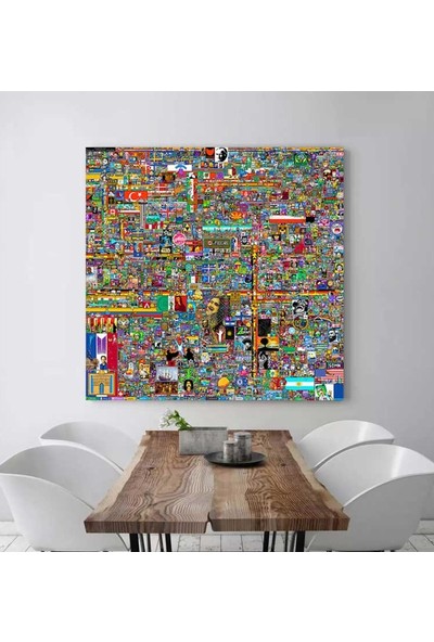 Vera Store Piksel Savaşları Reddit R/place Kanvas Tablo 2022 Vera Store Piksel Savaşları Reddit R/place Kanvas Tablo 2022
