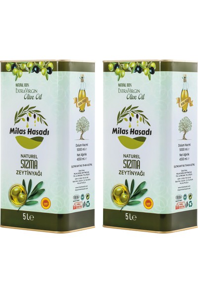Naturel Birinci Zeytinyağı 5lt (2'li Set)