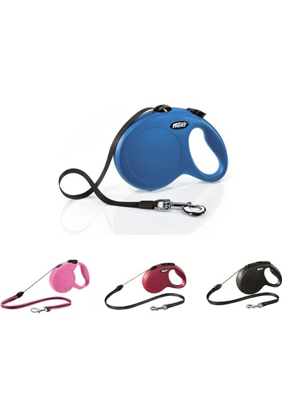 Flexi Makaralı Otomatik Tasma L - Kırmızı