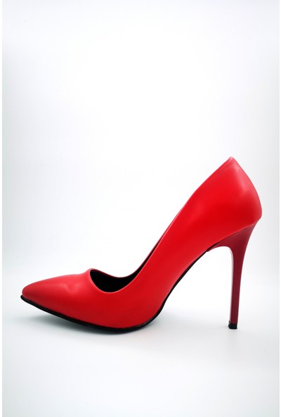 Bbt Salta | Salta Kırmızı Deri Stiletto Bbt Salta | Salta Kırmızı Deri Stiletto