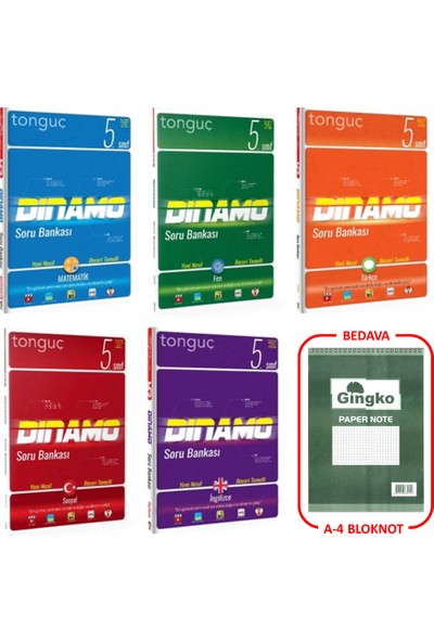 Onguç Akademi 5.sınıf Dinamo Matematik Fen Türkçe Sosyal Ingilizce Soru Bankası Set (Defter Hediyeli) Onguç Akademi 5.sınıf Dinamo Matematik Fen Türkçe Sosyal Ingilizce Soru Bankası Set (Defter Hediyeli)