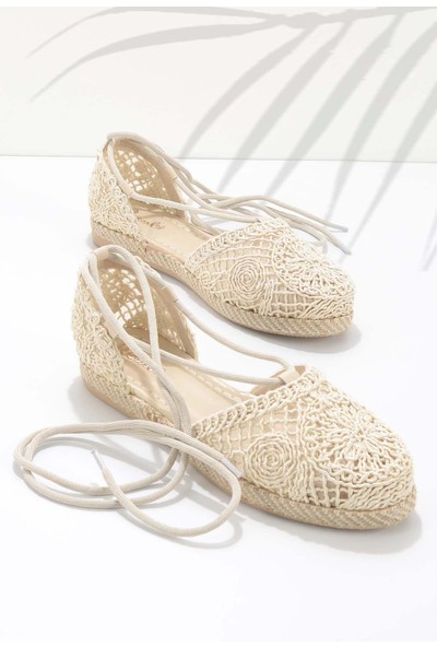 Bambi Ten Örgü Kadın Espadril K015780200