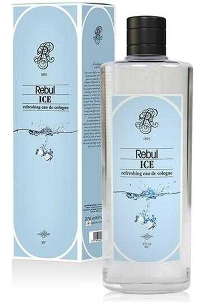 Rebul Ice (Buz) 270 ml Cam Şişe Kolonya 80° Rebul Ice (Buz) 270 ml Cam Şişe Kolonya 80°