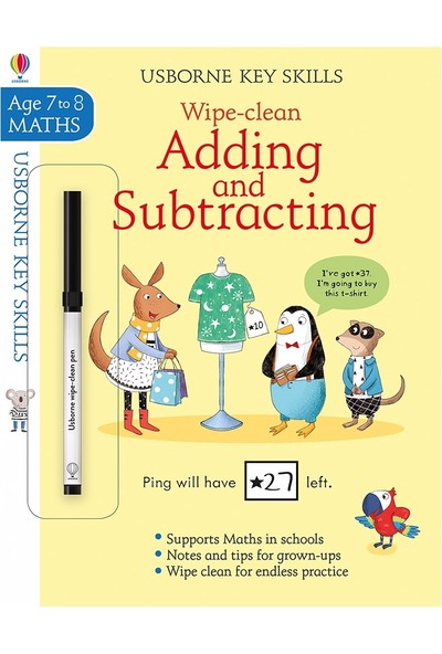 Key Skills Wipe Clean Adding And Subtracting 7-8 Key Skills Wipe Clean Adding And Subtracting 7-8
