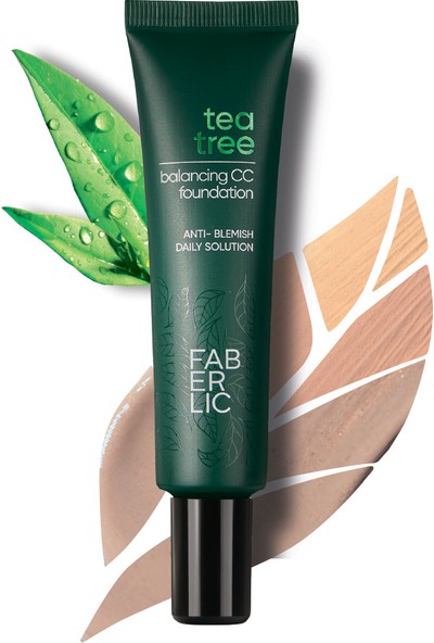 Faberlic Glam Team cc Fondöten Tea Tree Balancıng - Doğal Pembe Faberlic Glam Team cc Fondöten Tea Tree Balancıng - Doğal Pembe