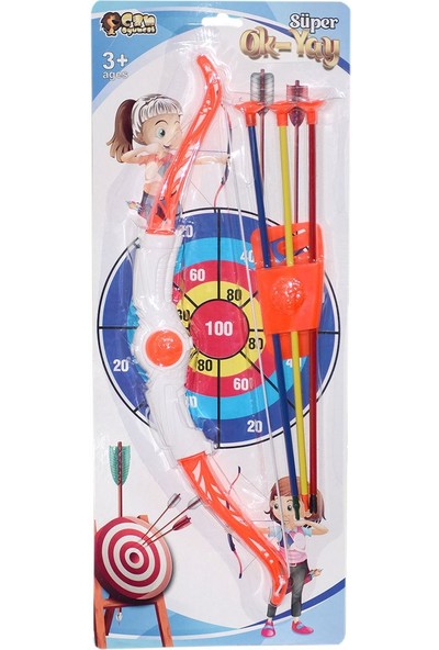 Can Oyuncak E3050 Kartela Süper Ok Yay Seti