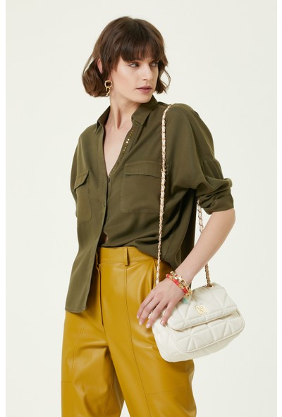 Network Basic Fit Haki Gömlek Network Basic Fit Haki Gömlek