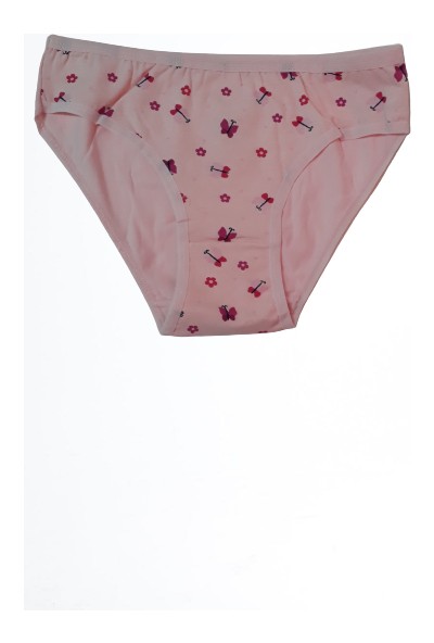 Bayan Pembe Desenli Külot