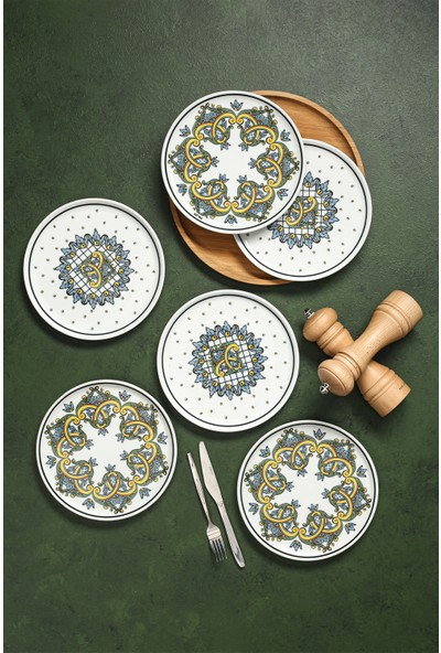 Porland Sepal 6 Parça Pasta Takımı Porland Sepal 6 Parça Pasta Takımı