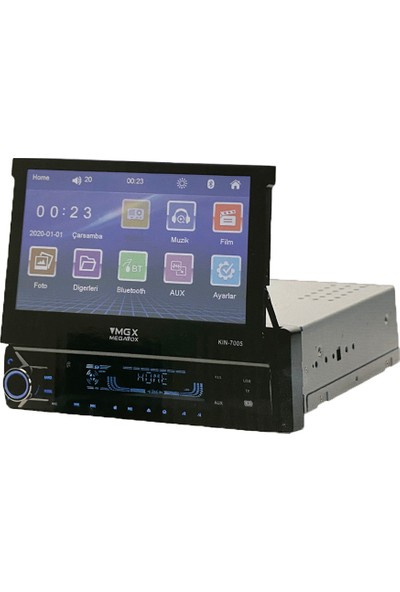 Megavox KIN-7005 7 Inç Bt/usb/fm/tf/aux Double In-Dash Monitör Megavox KIN-7005 7 Inç Bt/usb/fm/tf/aux Double In-Dash Monitör