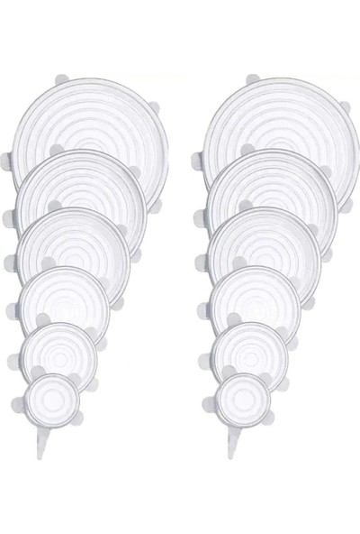 3b Trend 12 Li Kapak Silikon Tencere Tabak Saklama Bonesi 12 Adet 3b Trend 12 Li Kapak Silikon Tencere Tabak Saklama Bonesi 12 Adet