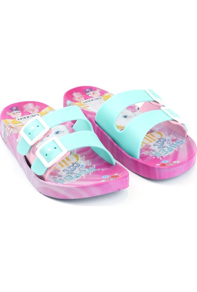 Gezer Yazlık Kaydırmaz Taban Iki Toka Kız Çocuk Terlik Gezer Yazlık Kaydırmaz Taban Iki Toka Kız Çocuk Terlik