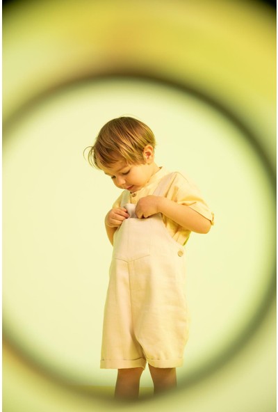 DeFacto Erkek Bebek Regular Fit Hakim Yaka Kısa Kollu Müslin Gömlek X3556A222SM