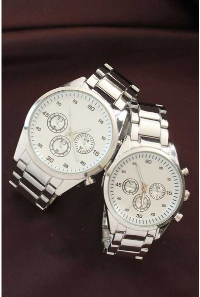 Clariss Gümüş Renk Metal Kordonlu Sevgili Saat