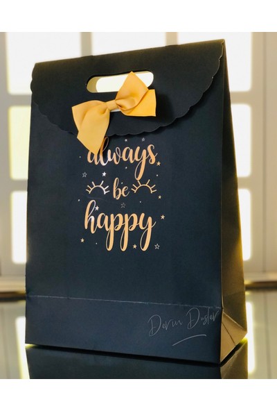 Derin Düşler Baskılı Cırt Kapaklı Karton Çanta 32 x 23 x 10.5 cm