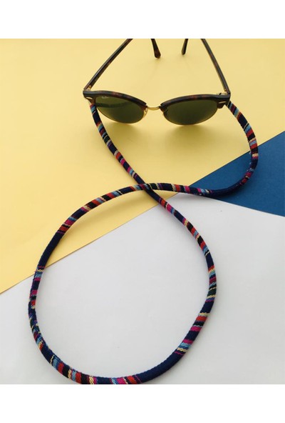 T-Light Renkli Dokuma El Yapımı Gözlük İpi Askısı
