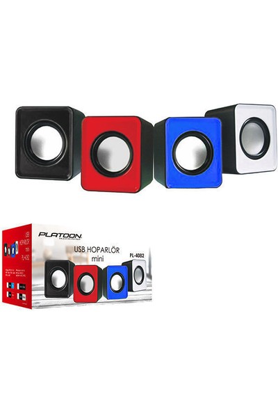 Kobal Business Pc USB Mini Speaker 1+1 Hoparlör Ses Sistemi Platoon PL-4082 Kobal Business Pc USB Mini Speaker 1+1 Hoparlör Ses Sistemi Platoon PL-4082