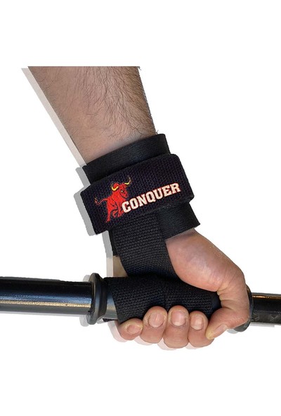 Dsport Conquer Big Rıch Grip Pro Lifting Straps Siyah Dsport Conquer Big Rıch Grip Pro Lifting Straps Siyah