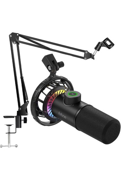 Fifine K658 USB Rgb'li Oyuncu ve Yayıncı Mikrofonu Fifine K658 USB Rgb'li Oyuncu ve Yayıncı Mikrofonu