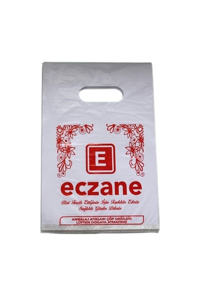 Yekta Eczane Poşeti Bio El Geçme Orta Boy 25 x 35 cm 200'lü 1 kg