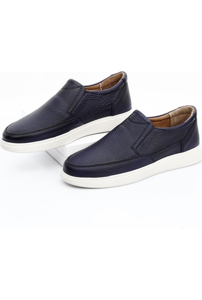 Gönderi(R) Gön Hakiki Deri Yuvarlak Burun Günlük Erkek Ayakkabı 01314