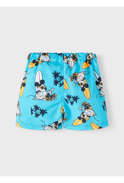 Name It Şort Mayo, 7 Yaş, Mavi
