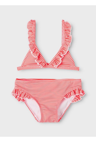 Name İt 13199601 Hızlı Kuruma ÖzellikliAntibakteriyel Çizgili Somon Kız Çocuk Bikini Takım Name İt 13199601 Hızlı Kuruma ÖzellikliAntibakteriyel Çizgili Somon Kız Çocuk Bikini Takım