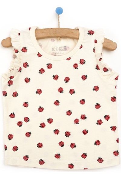 Hello Baby Hellobaby Basic Kız Bebek Atlet Tshirt