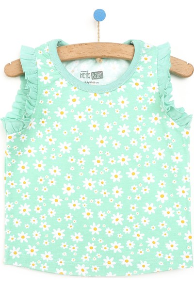 Hello Baby Hellobaby Basic Kız Bebek Atlet Tshirt