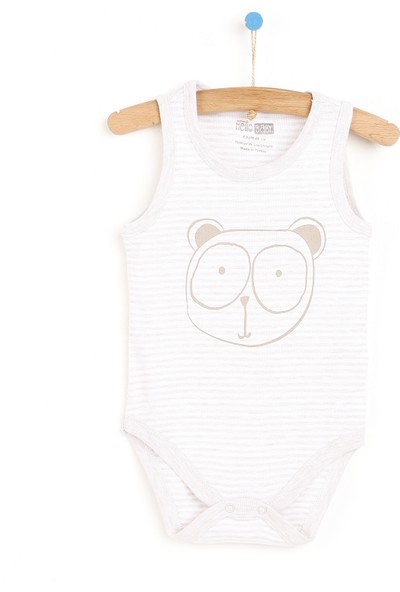 Hello Baby Hellobaby Çizgili Sevimli Hayvan Atlet Body Hello Baby Hellobaby Çizgili Sevimli Hayvan Atlet Body