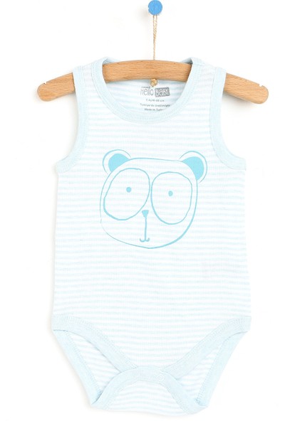 Hello Baby Hellobaby Çizgili Sevimli Hayvan Atlet Body Hello Baby Hellobaby Çizgili Sevimli Hayvan Atlet Body