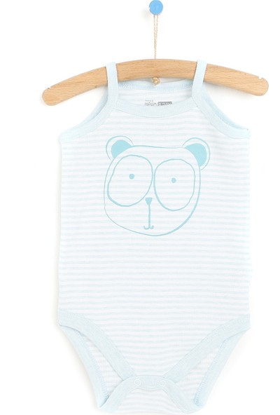 Hello Baby Hellobaby Çizgili Sevimli Hayvan Ip Askılı Body Hello Baby Hellobaby Çizgili Sevimli Hayvan Ip Askılı Body