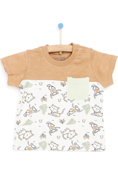Hello Baby Hellobaby Little Tiger Erkek Bebek Baskılı Tshirt Hello Baby Hellobaby Little Tiger Erkek Bebek Baskılı Tshirt