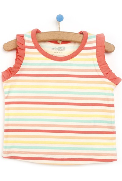Hello Baby Hellobaby Basic Kız Bebek Atlet Tshirt