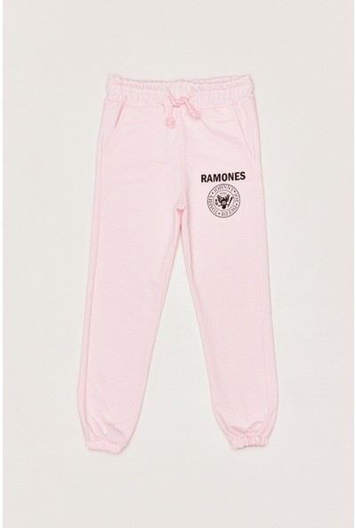 FullaModa Ramones Baskılı Jogger Çocuk Eşofman Altı