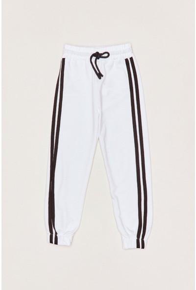 FullaModa Çift Şeritli Jogger Çocuk Eşofman Altı